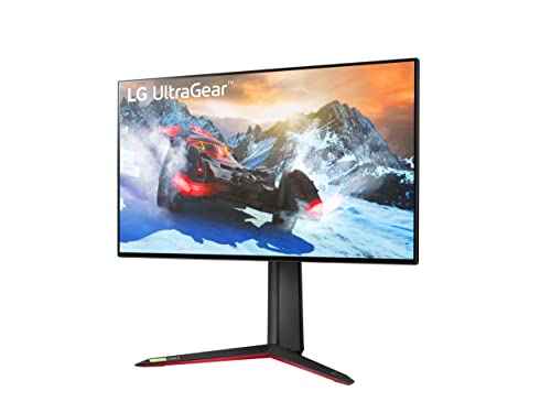 LG 27GP95R-B 27” Ultragear UHD (3840 x 2160) Nano IPS Gaming Monitor w/1ms Response Time & 144Hz Refresh Rate, NVIDIA G-SYNC Compatible & AMD FreeSync Pro, Adjustable Tilt, Height, Swivel & Pivot