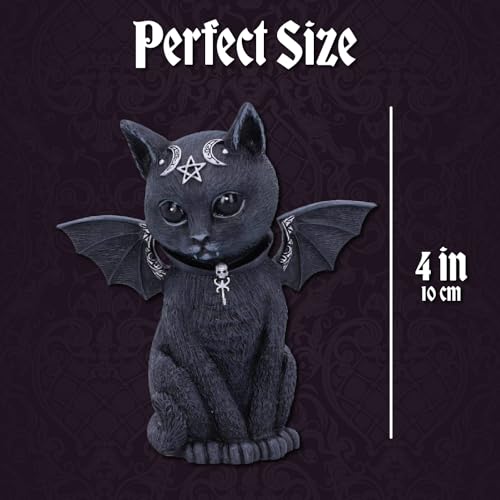 Nemesis Now Cult Cuties Adorable Occult Figurines, Bewitching Evil Spirit Creatures, Hand-Painted, Resin - Malpuss