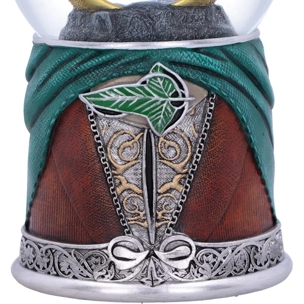 Nemesis Now Lord of The Rings Snow Globe, Iconic Middle Earth Design, Official Merchandise Hand-Painted Resin - Frodo