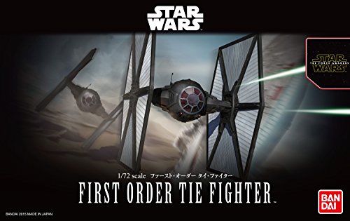 Bandai Hobby Plastic Model First Order Tie Fighter Star Wars: The Force Awakens Kit (1/72 Scale)