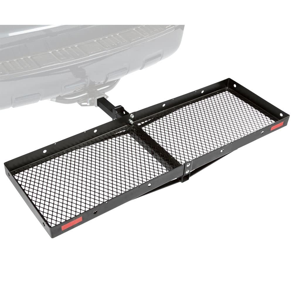 Rage Powersports 60" Folding Bumper Hitch Cargo Carrier Tray
