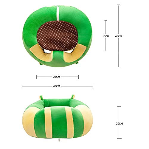 Baby Sofa Support Chair - Baby Support Seat, Plush Soft Cartoon Animals Sitting Chair, Baby Sofa Learning to Sit Chair