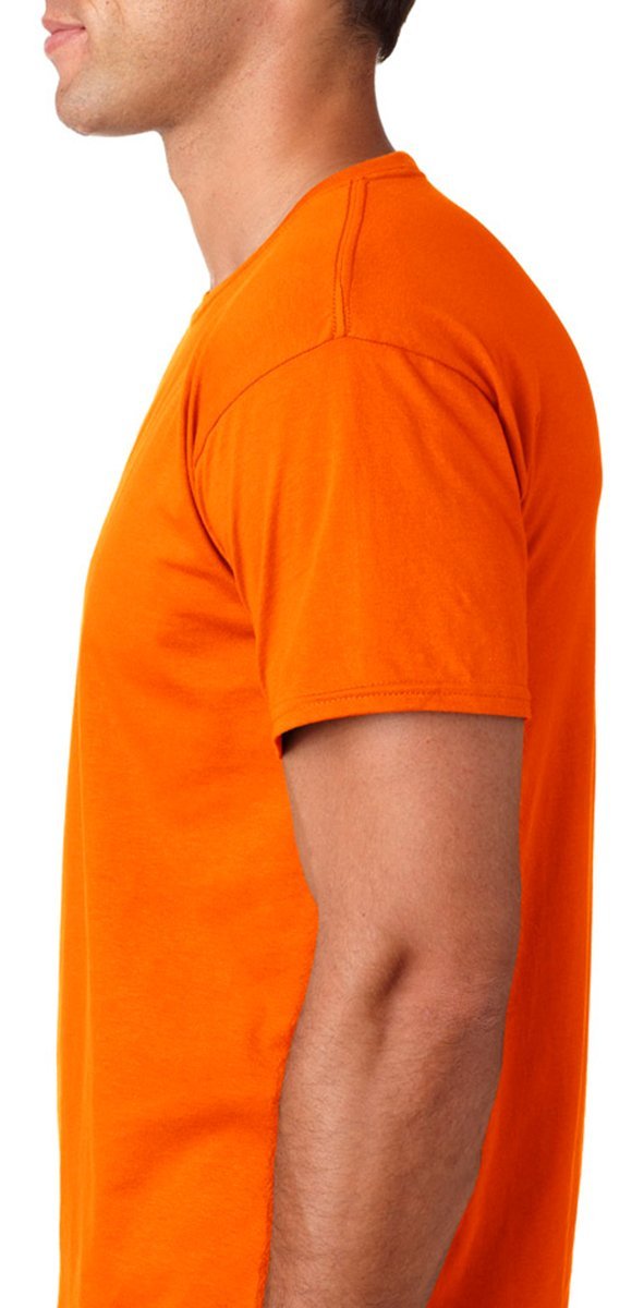Gildan Men's Softstyle Double-Needle T-Shirt, Small, Heather Red