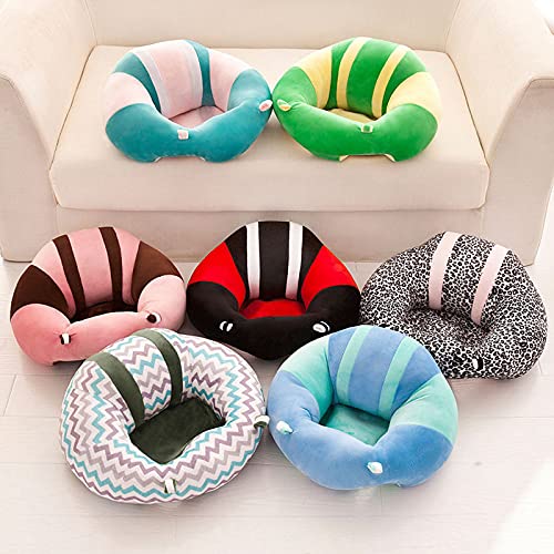Baby Sofa Support Chair - Baby Support Seat, Plush Soft Cartoon Animals Sitting Chair, Baby Sofa Learning to Sit Chair