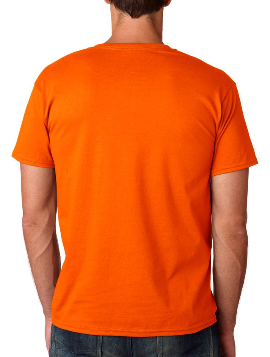 Gildan Men's Softstyle Double-Needle T-Shirt, Small, Heather Red