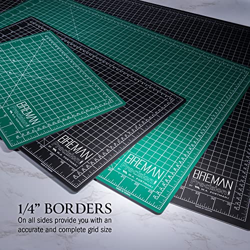WA Portman Craft Knife Set & Craft Cutting Mat - 24x36 inch 2-sided Self-Healing Craft Cutting Board & 7pc Hobby Knife Set with 10 Extra Blades - Precision Knife with Blades & Hobby Cutting Mat Set