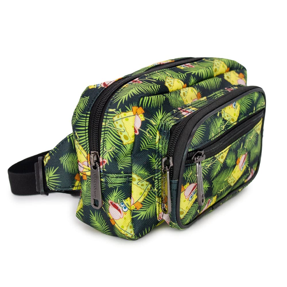 Buckle Down Nickelodeon Bag, Fanny Pack, Spongebob Squarepants Primitive Sponge, Canvas