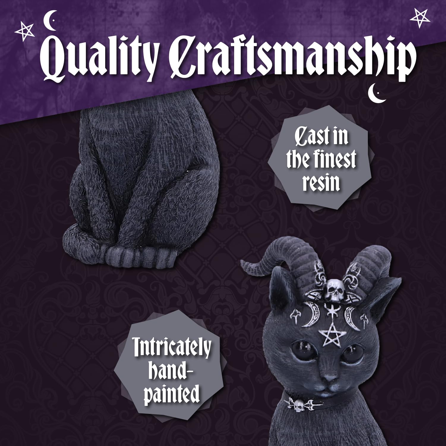 Nemesis Now Cult Cuties Adorable Occult Figurines, Bewitching Evil Spirit Creatures, Hand-Painted, Resin - Pawzuph