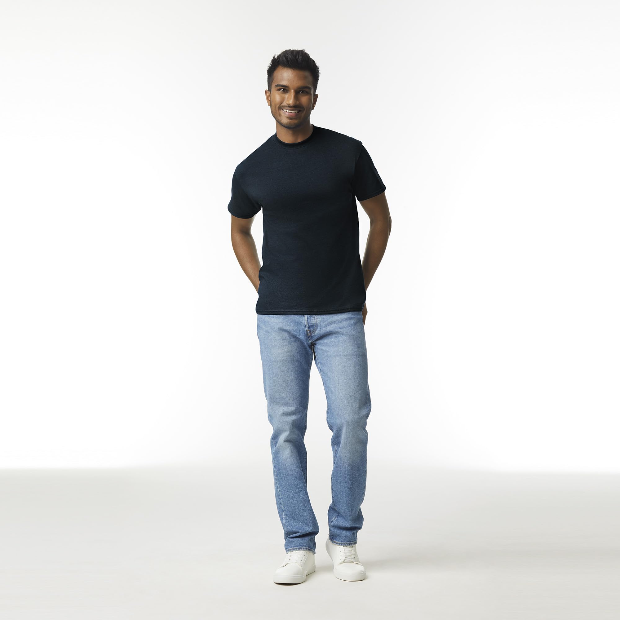 Gildan Adult Ultra Cotton T-Shirt, Style G2000, Multipack, Black (10-Pack), X-Large