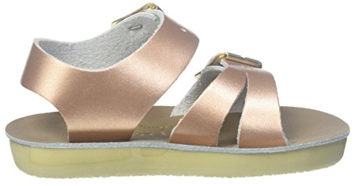 Saltwater by Hoy Baby-Girl's Sun-San Sea Wee-K Flat Sandal, Rose Gold, 2 M US Infant