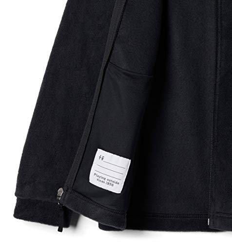 Columbia Youth Boys Steens II Fleece Hoodie, Black, XX-Small
