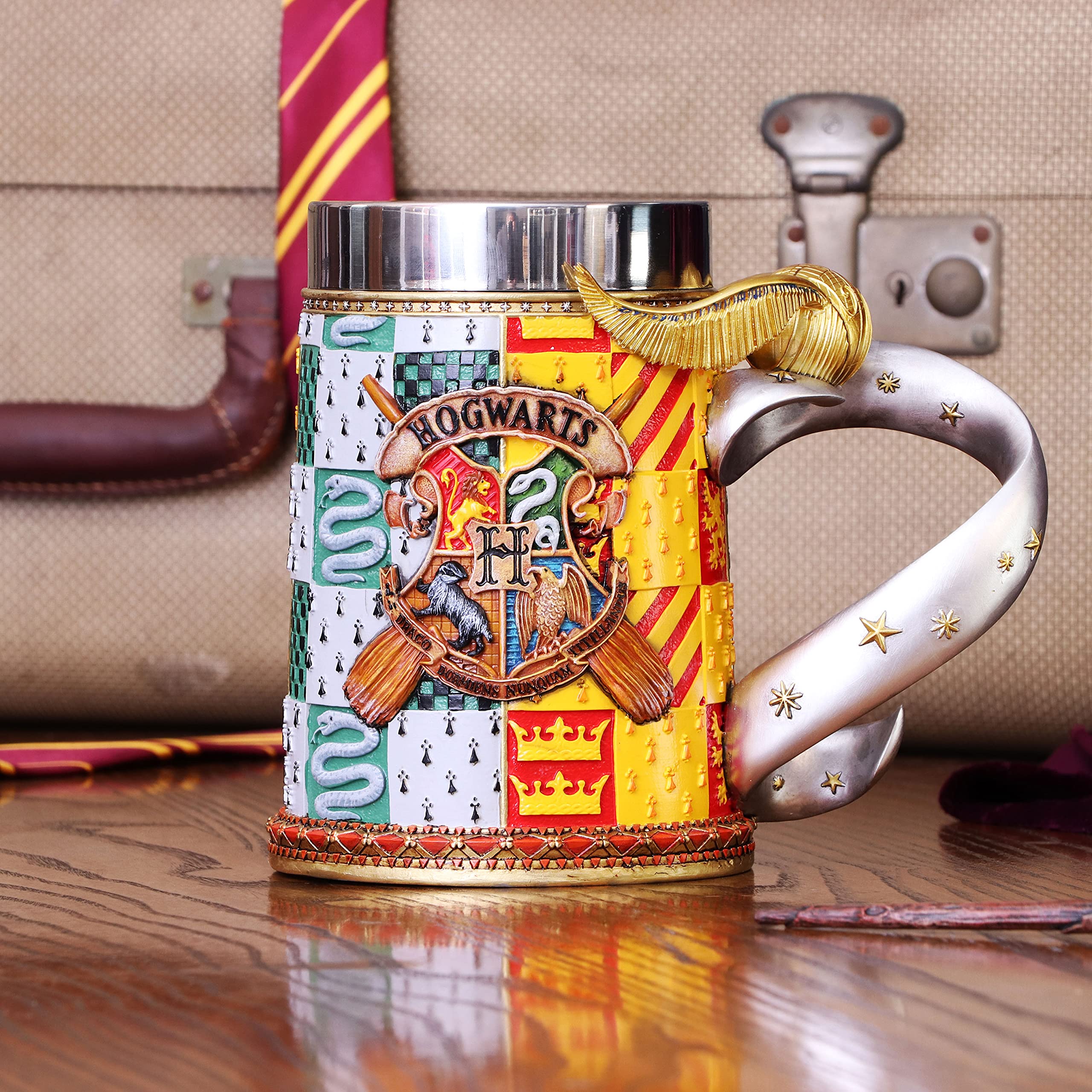 Nemesis Now Harry Potter Golden Snitch Quidditch Collectible Tankard, Resin, Yellow, 1 Count (Pack of 1)