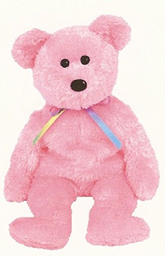 SHERBET the SILKY HOT PINK BEAR TY BEANIE BABY ret BEAUTIFUL ,#G14E6GE4R-GE 4-TEW6W291613