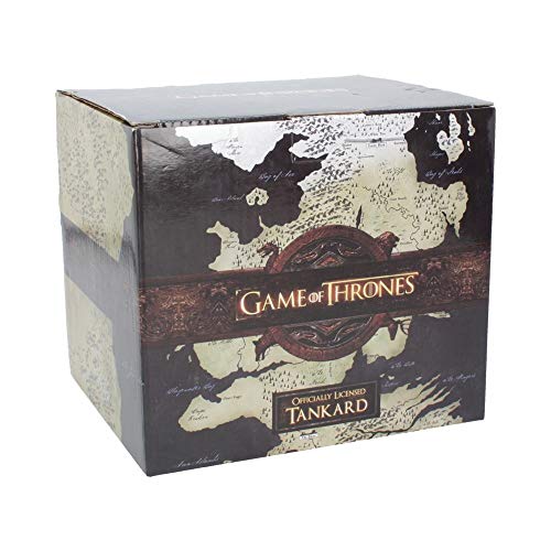 Nemesis Now Winter is Coming Tankard Game of Thrones Mug 23cm Black