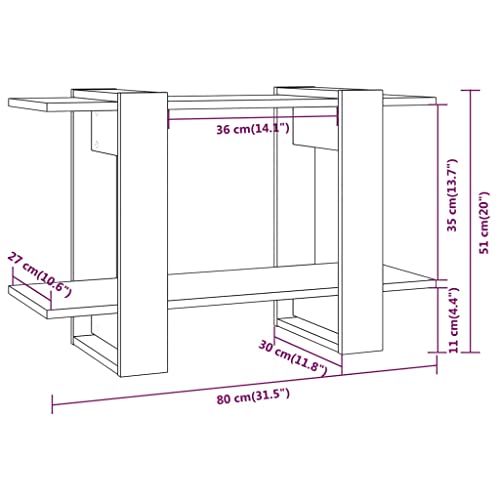 DYRJDJWIDHW Book Cabinet/Room Divider Shelving,Bookcase with Doors,White Bookcase,Suitable for Study, Bedroom, Office, Living Room,Black 31.5"x11.8"x20.1"