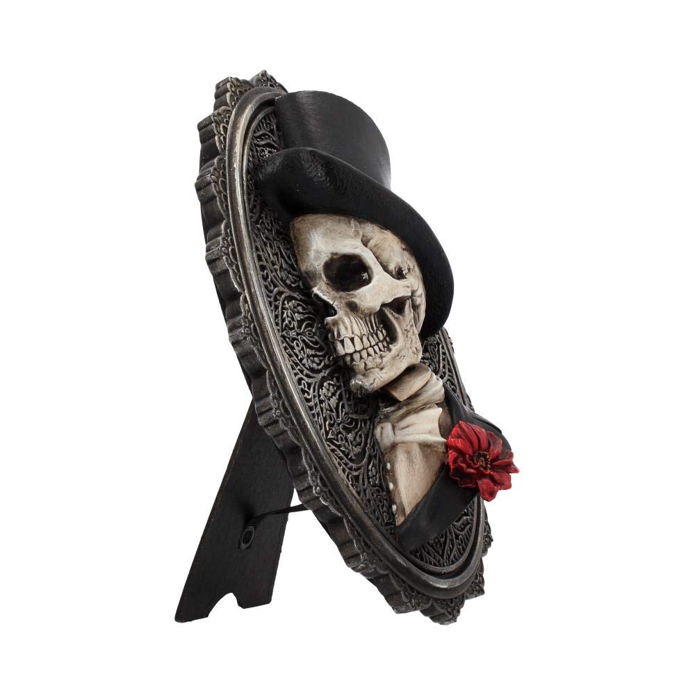 Nemesis Now Handsome Wall Plaque 24cm Grey, Polyresin, 22cm