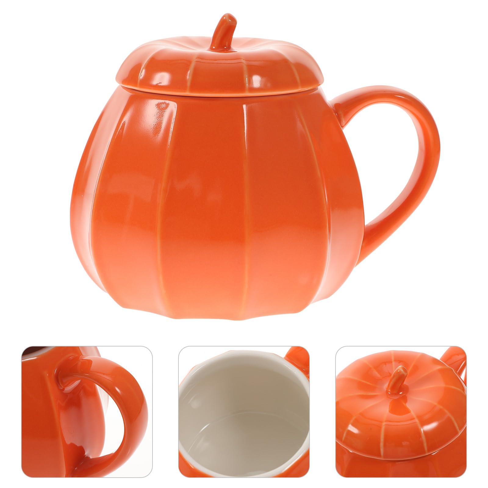 Cabilock Halloween Pumpkin Mug Fall Mug: Funny Halloween Coffee Mug Ceramic Tea CupCute Halloween Water Cups Fall Drinkware Accessories for Women Her Sister Mom Dad