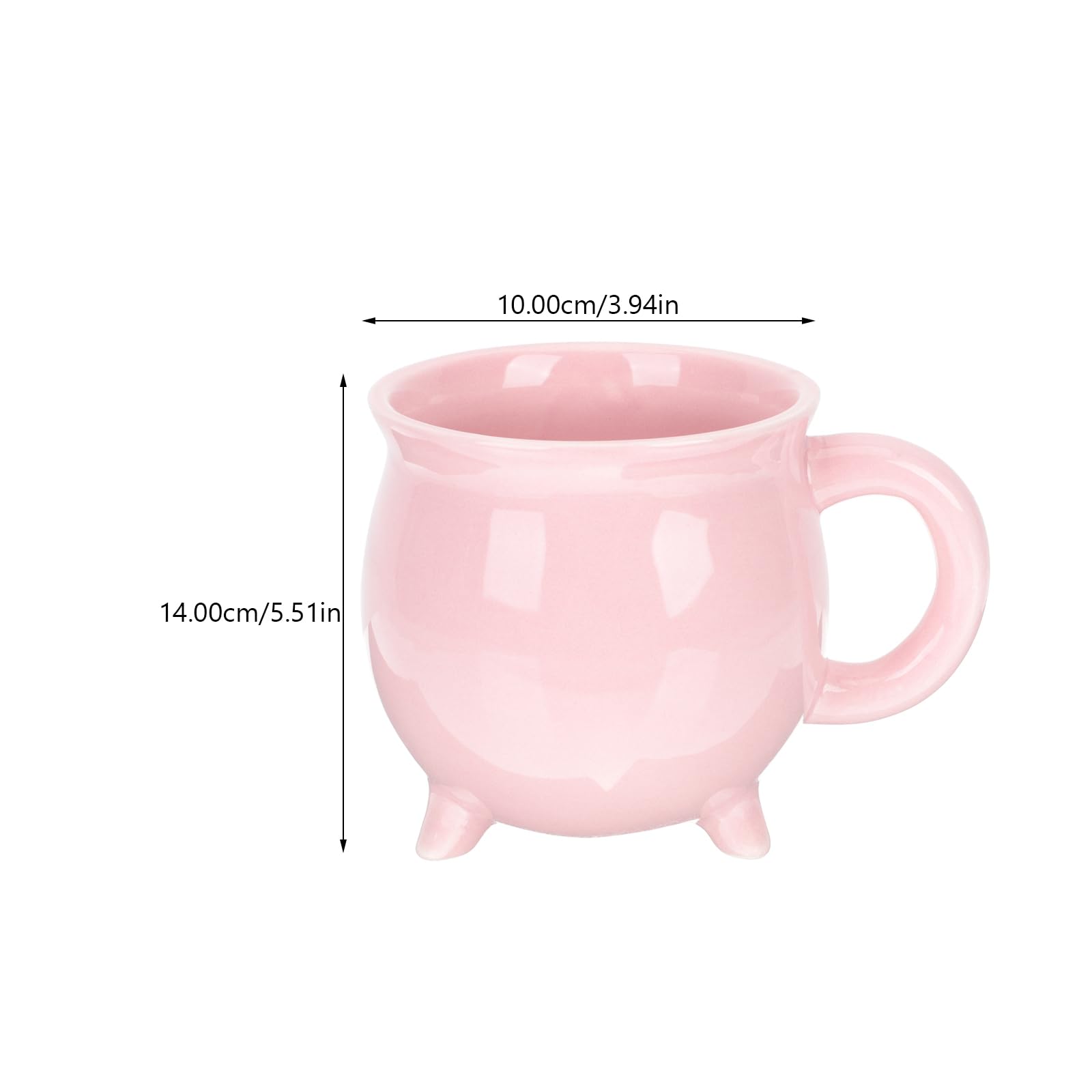Healeved Witch's Cauldron 450ml Ceramic Witch Mug - Novelty Brew Mug