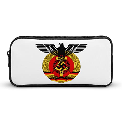 Coat of Arms of Germany Logo Pencil Case Stationery Pen Pouch Portable Makeup Storage Bag Organizer Gift