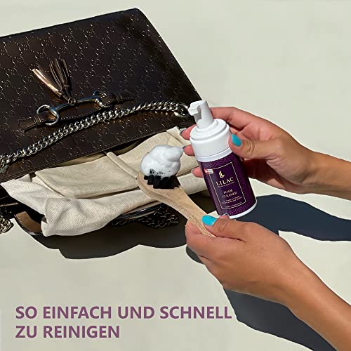 Lilac Premium Leather Care Set Swiss Made Professional Suede and Textile Care Products for Handbags (Suede and Textile Set), 5.4 Ounce