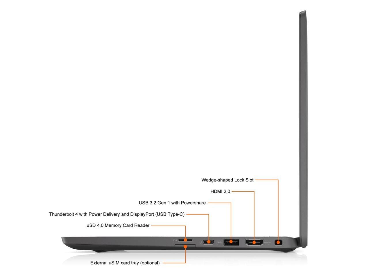 Dell Latitude 7320 Laptop | 13.3" 1920x1080 FHD | Core i5-1145G7-256GB SSD Hard Drive - 8GB RAM | 4 cores @ 4.4 GHz Win 10 Pro Black