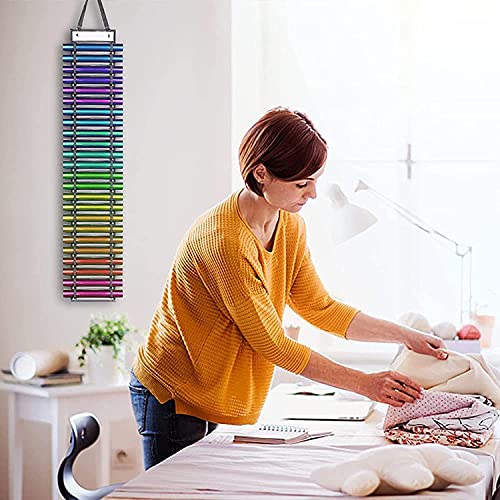 ArtsyCase, Vinyl Roll Holder Storage Rack with 24 Compartments,Diamond Painting Canvas Craft Storage Organizer Wall Mount Over The Door Organizer for Vinyl Sheets Wrapping Paper Design Drawings(2Pcs)