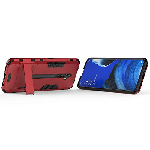 Hybrid Case for Oppo Reno2 Z, Shockproof Case for Oppo Reno2 Z, Dual Layer Protection Hybrid Rugged Case Hard Shell Cover with Kickstand for Oppo Reno2 Z