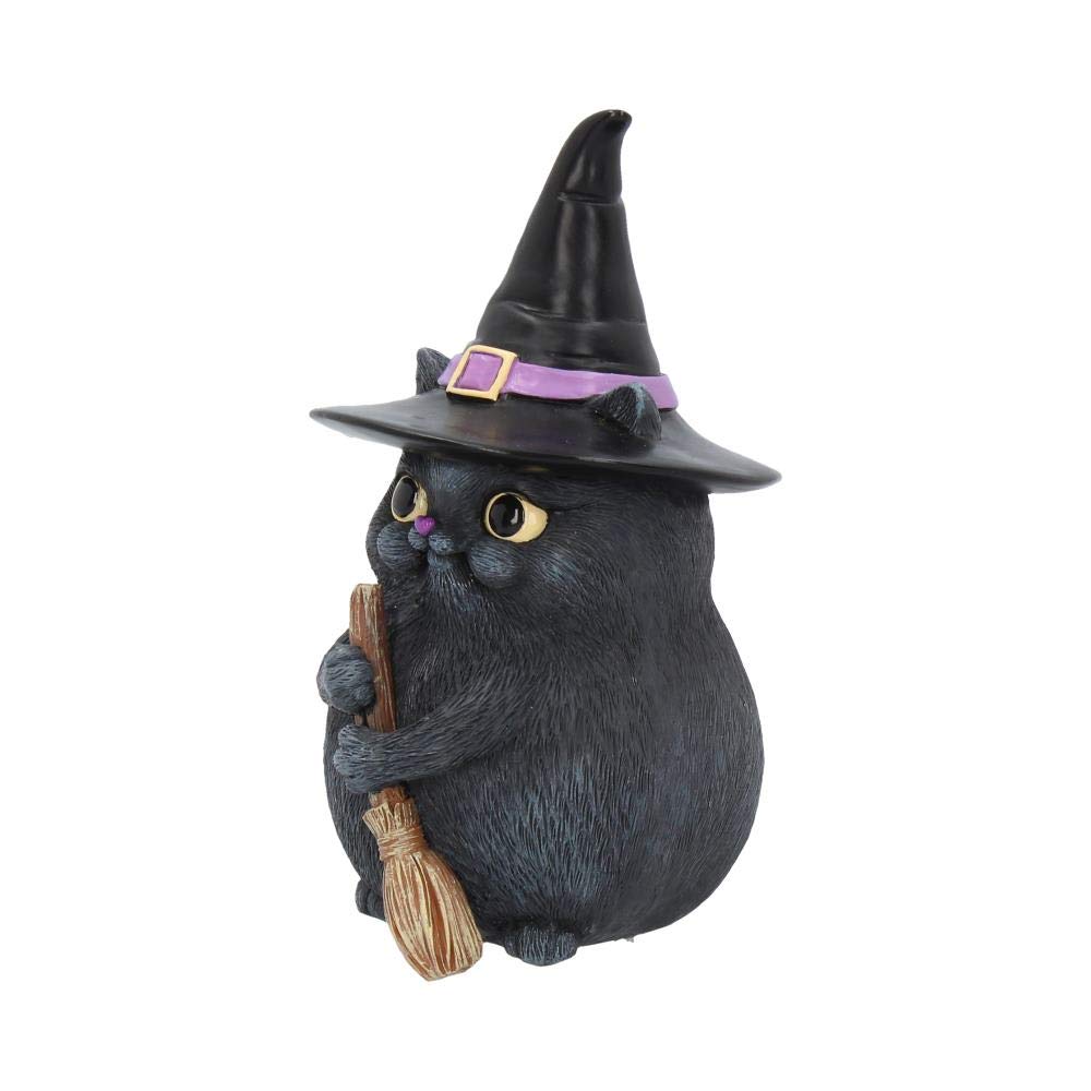 Nemesis Now Lucky Black Cat Figurine 16cm, Resin