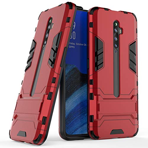 Hybrid Case for Oppo Reno2 Z, Shockproof Case for Oppo Reno2 Z, Dual Layer Protection Hybrid Rugged Case Hard Shell Cover with Kickstand for Oppo Reno2 Z