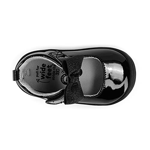 Stride Rite 360 Baby Girls Gracie Mary Jane Flat, Black, 3 Infant US
