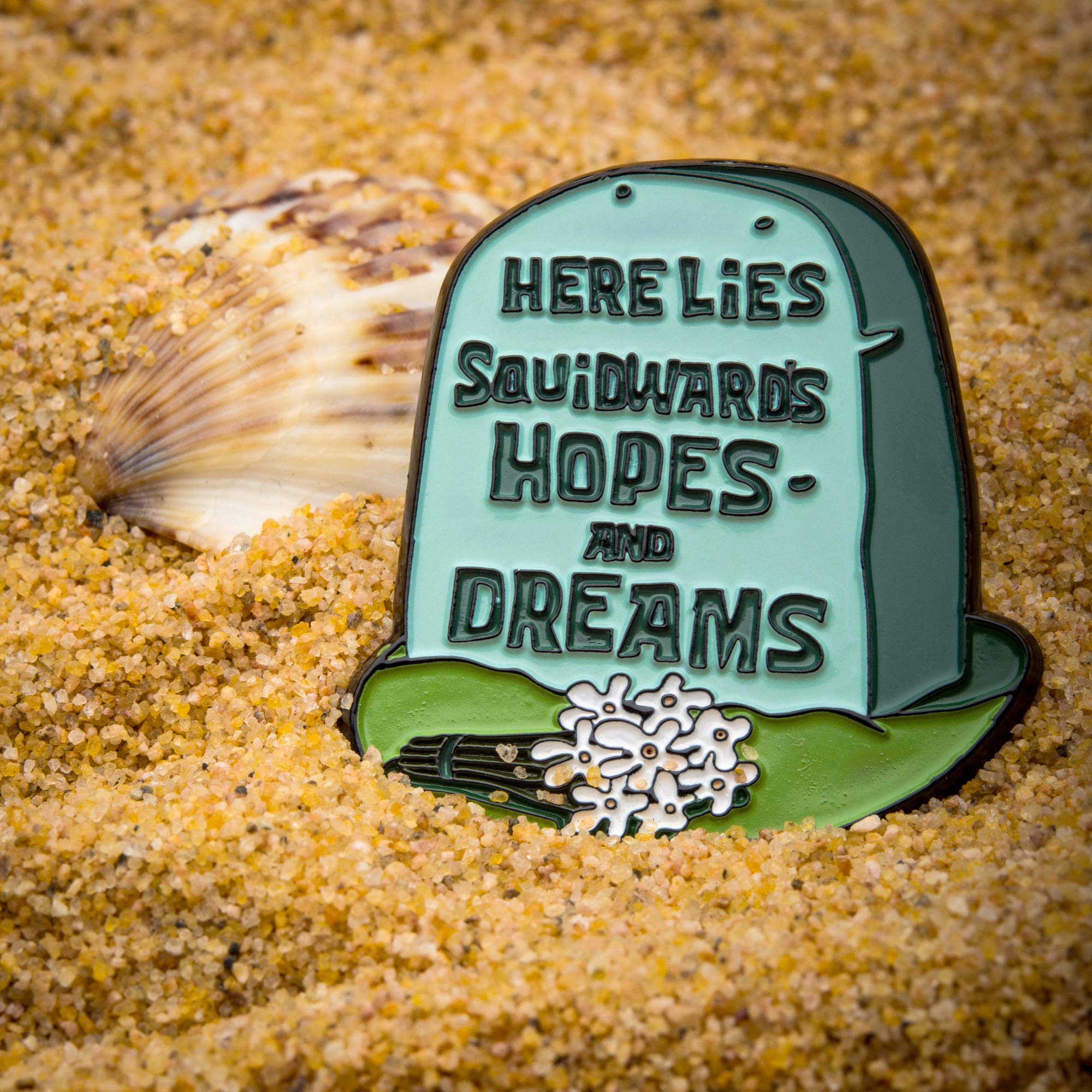 Nickelodeon Spongebob Squarepants, Here Lies Squidward's Hopes and Dreams Enamel Pin