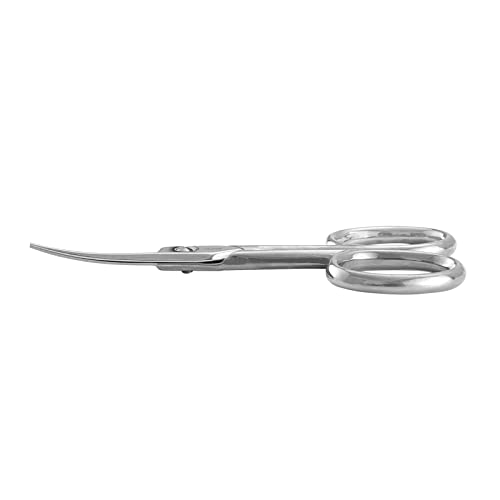 JARVISTAR Small Embroidery Curved Scissors, 4β Forged Stainless Steel Detail Craft Yarn Scissors, Pointed Tip Sharp Metal Precision Little Scissors for Fabric Sewing Needle Work, DIY craft