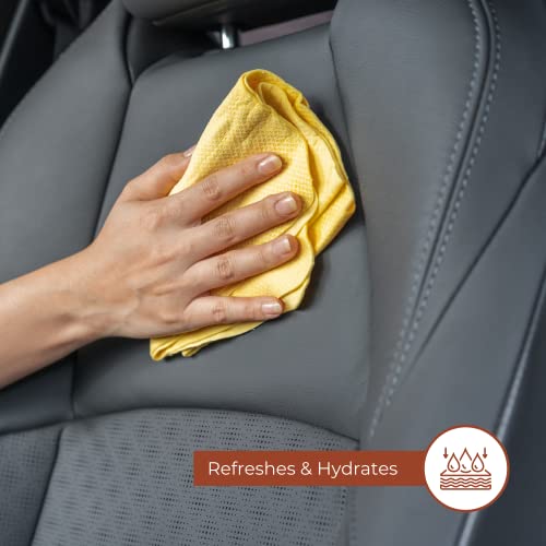 Astonish Specialist Leather Conditioning Cream For Leather Goods, Furniture, Car Seats, Boots & Bags - Conditioner Deep Cleans, Nourishes, Protects & Restores To Prevent Cracking & Drying,250ml Bottle