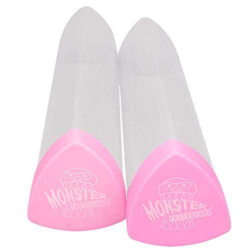 Monster Protectors Playmat Tube Prism-Shaped Play Mat Tube (Pink) - Won't Roll, Easy in and Out Design (2 Pack)