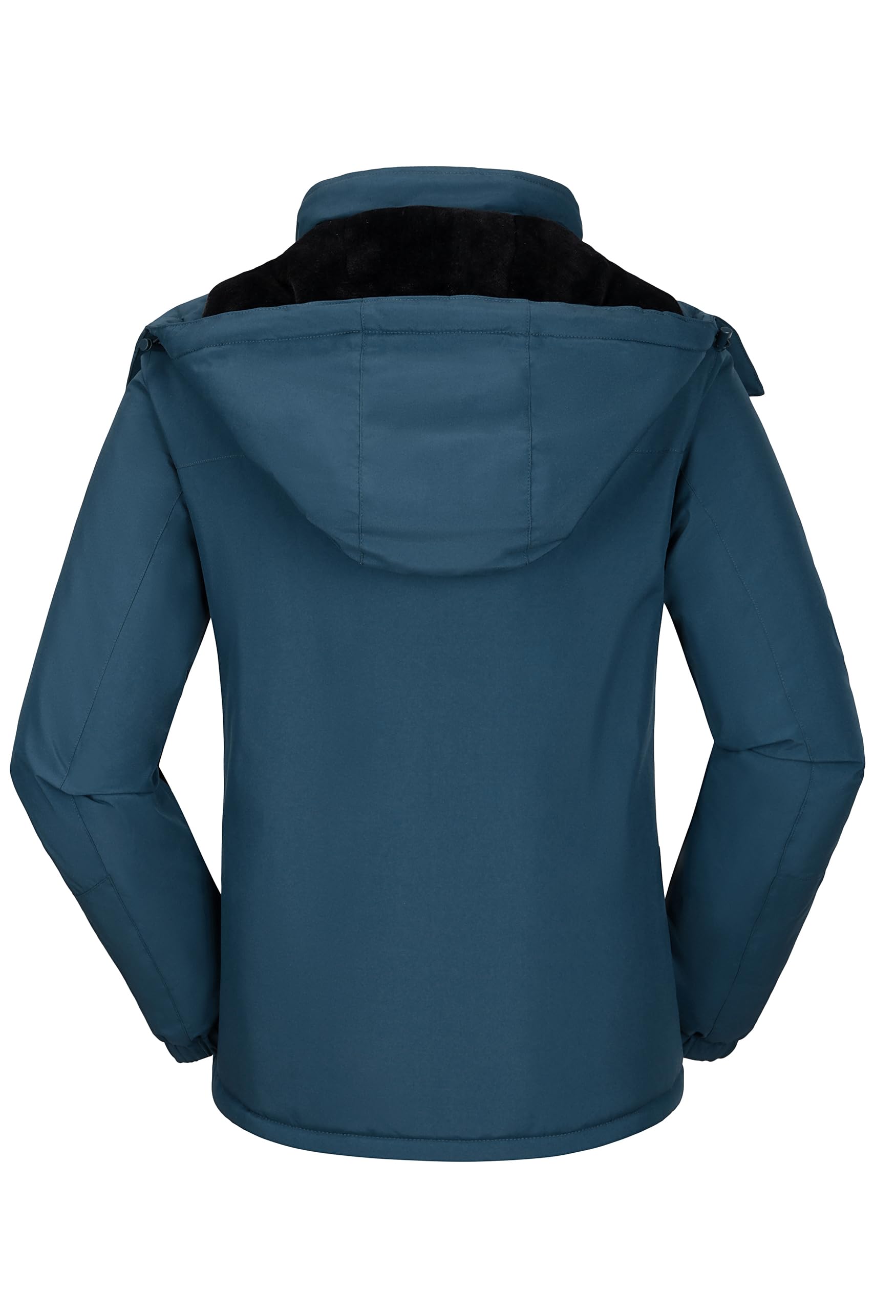 CAMELSPORTS Women's Waterproof Snow Ski Jakcet Fleece Warm Winter Coat Hooded Windproof Insulated Snowboarding Jacket