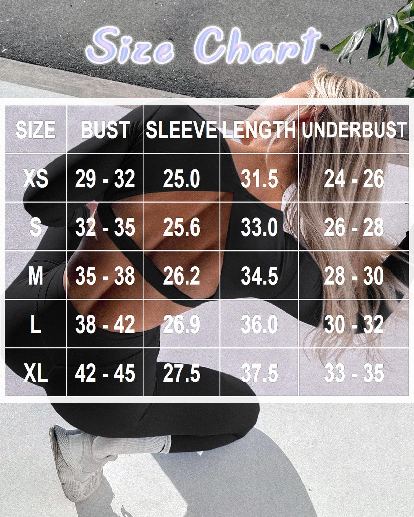 OZICERD Backless Workout Tops for Women Long Sleeve Gym Shirts Open Back Crop Top Cute Going Out Tops Yoga Athletic Tops