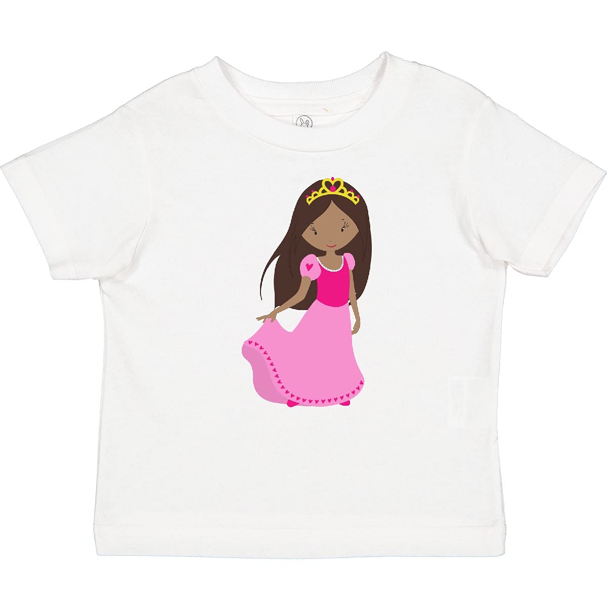 inktastic African American Princess, Queen, Crown, Ball Gown Baby T-Shirt 12 Months 0020 White 39d86