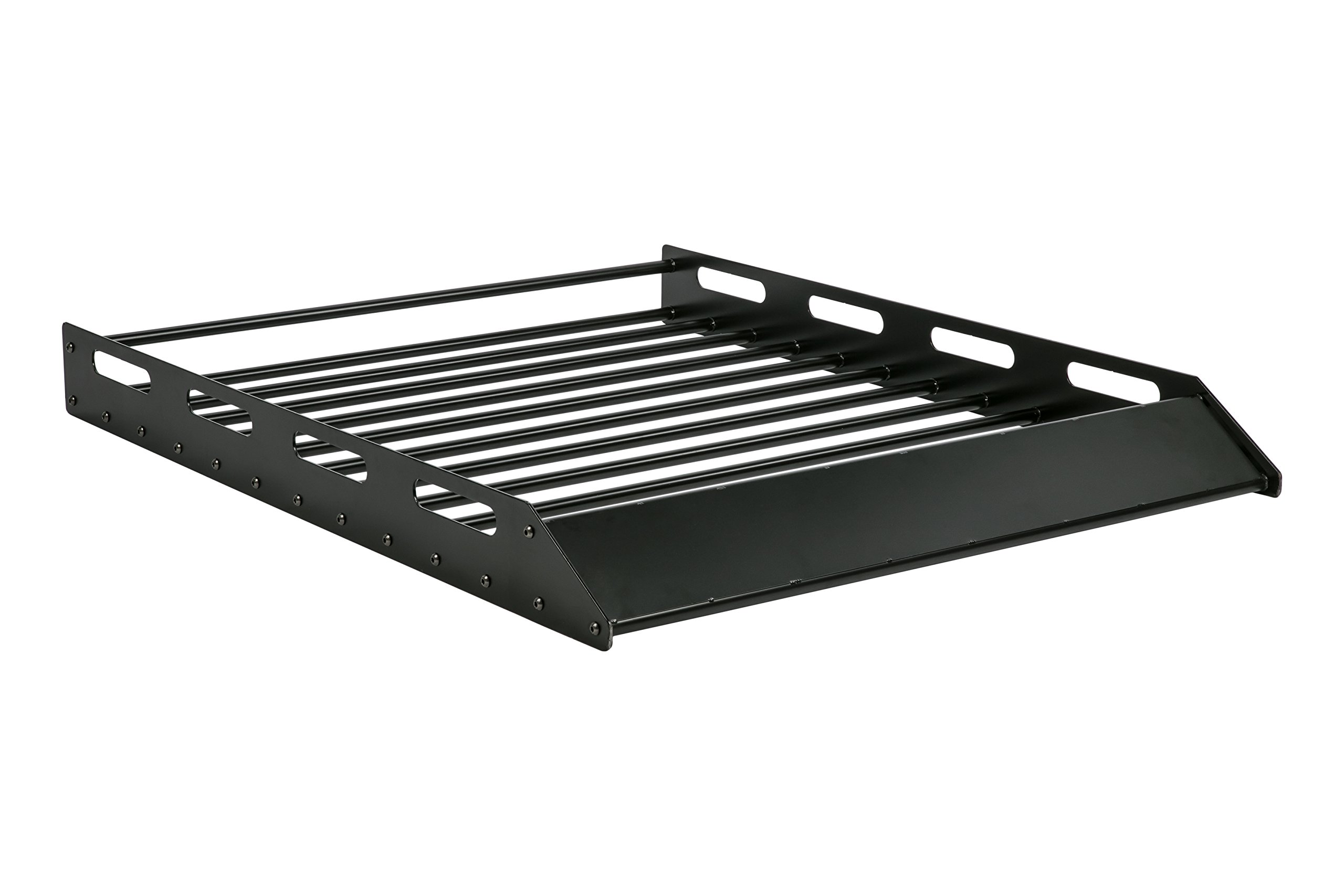 MPH Production Universal Roof Rack Cargo Basket, 350LB Heavy-Duty Rooftop Cargo Carrier, 48" x 38" x 5" Luggage Storage for Travel – Compatible with Truck, SUV, and Car