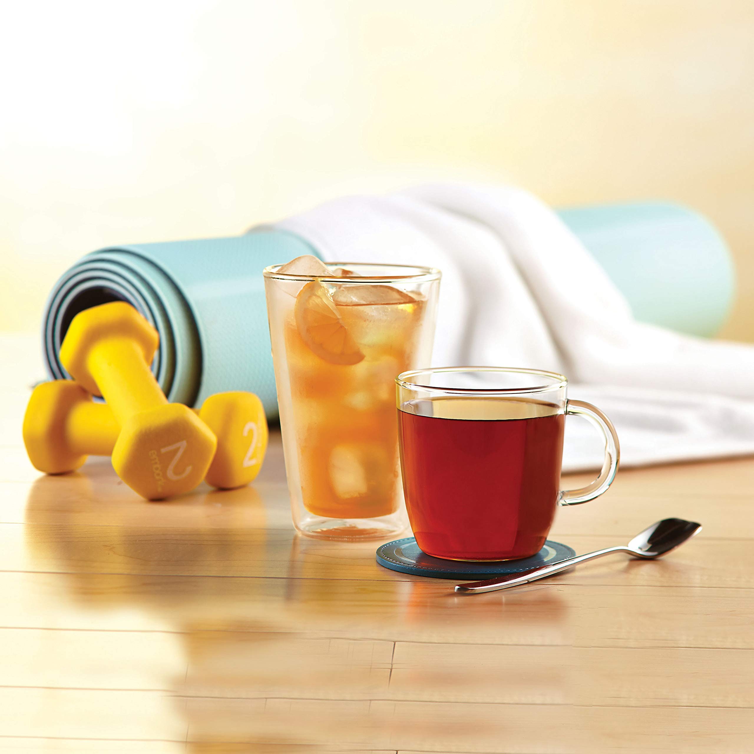 The Republic of Tea Be Well Teas, Get Clean AM Herbal Tea, Refill Pack of 250 Tea Bags