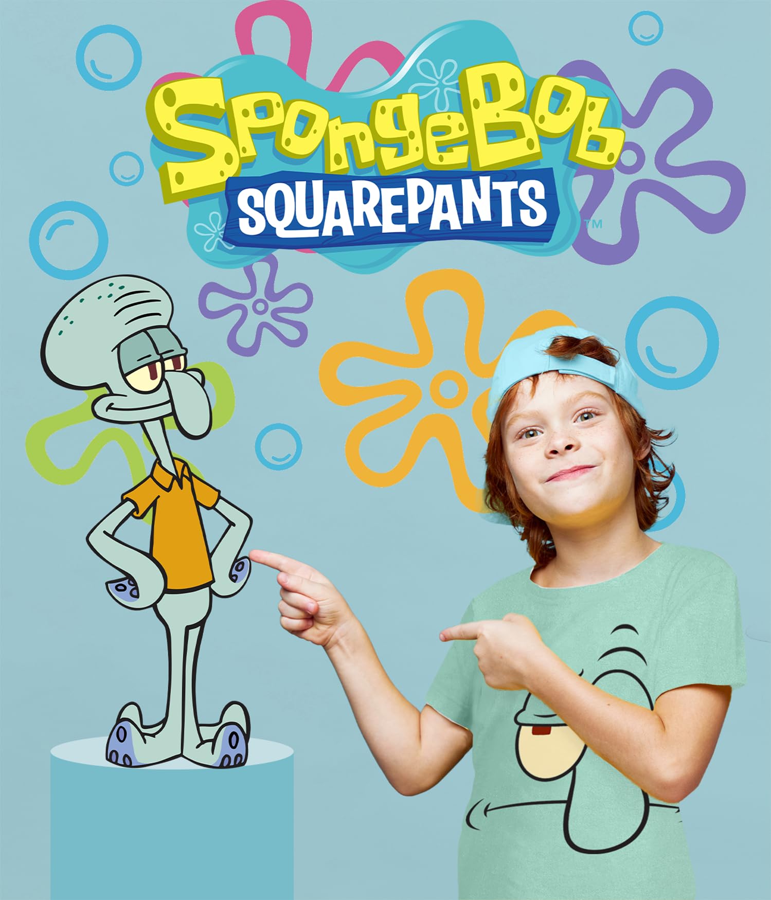 Nickelodeon Spongebob Square Pants Shirts for Boys (3-Pack) KidsGraphic Tshirt for Toddler & Up - 6 Gn/YEL/Pk SS