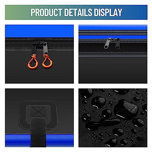 KAIZONPOT Cargo Carrier Bag 20 Cubic Feet Hitch Mount Cargo Carrier 100% Waterproof with Ratchet Straps Luggage Lock Storage Bag, Fits for All Vehicles with Cargo Basket 59"*24"*24"