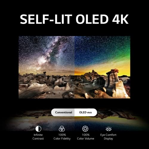 LG OLED77C3PUA 77 Inch OLED evo 4K UHD Smart TV with Dolby Atmos with a SC9 3.1.3ch Soundbar and Wireless Subwoofer with Dolby Atmos (2023)