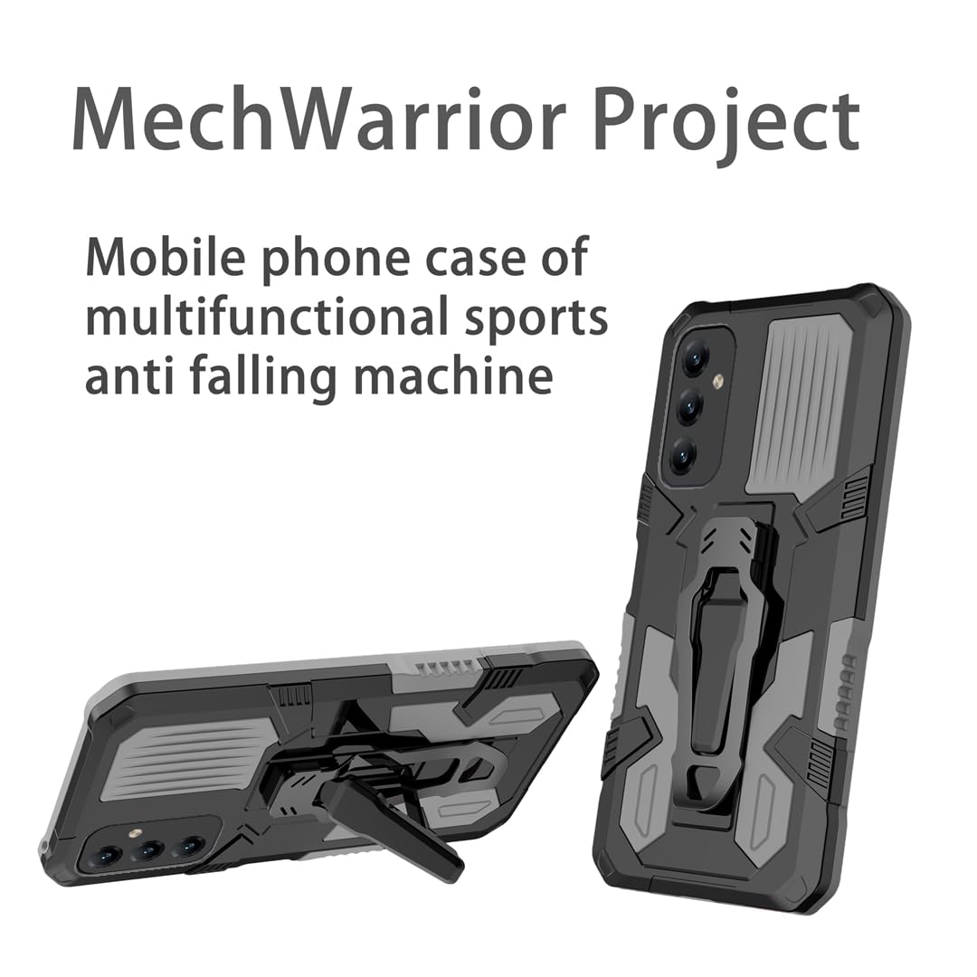 Compatible with Oppo Reno2 F Case,Built-in Kickstand Shockproof Protective Cover,Compatible with Oppo Reno2 F Case 2 in 1 Phone Case Cover Gray