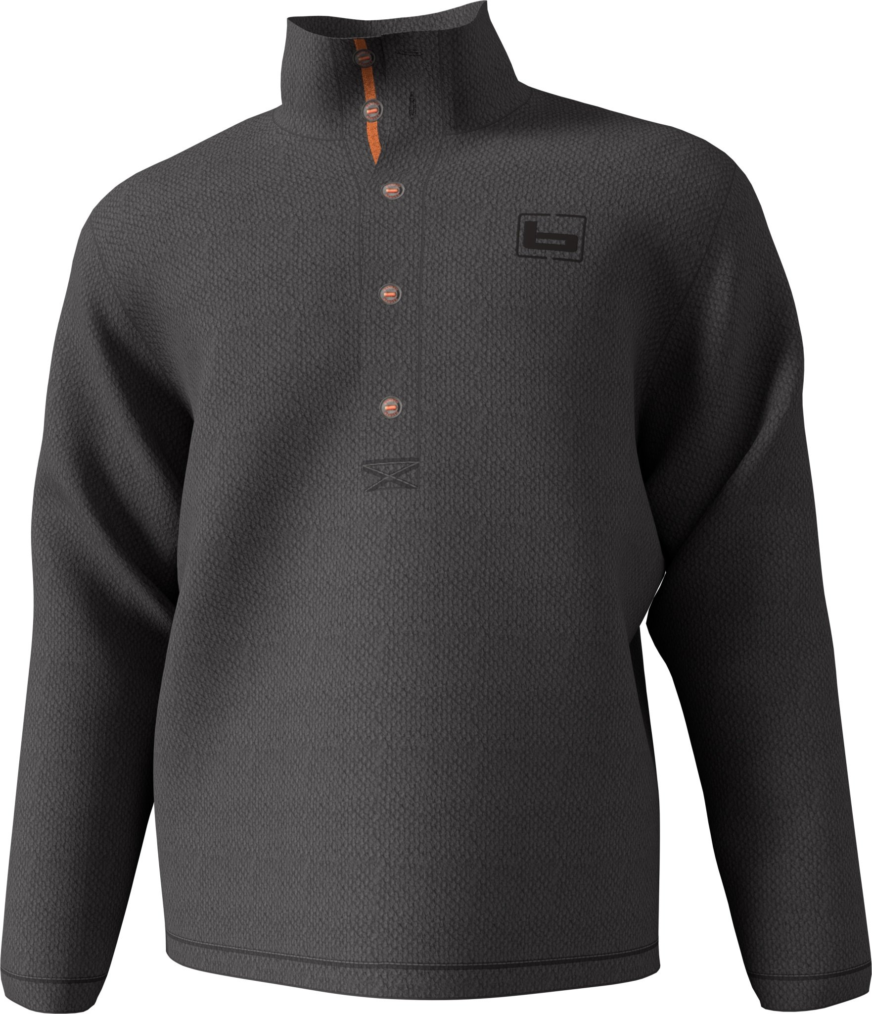 Banded Firepit Fleece Henley