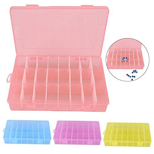 Jewelry Storage Box Jewelry Plastic Storage Box Plastic Storage Box Plastic Storage Storage Case for Beads Rings Earrings[4pcs]