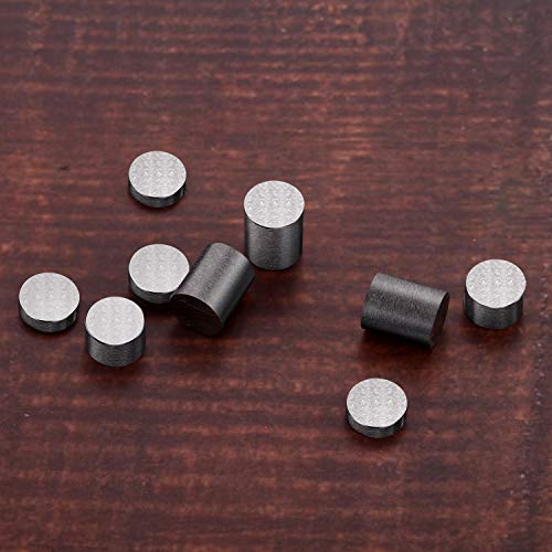 BBTO 12 Pieces, 3.625 oz. Tungsten Weights 3/8 Inch Incremental Cylinders Car Incremental Weights Compatible with Pinewood Car Derby Weights