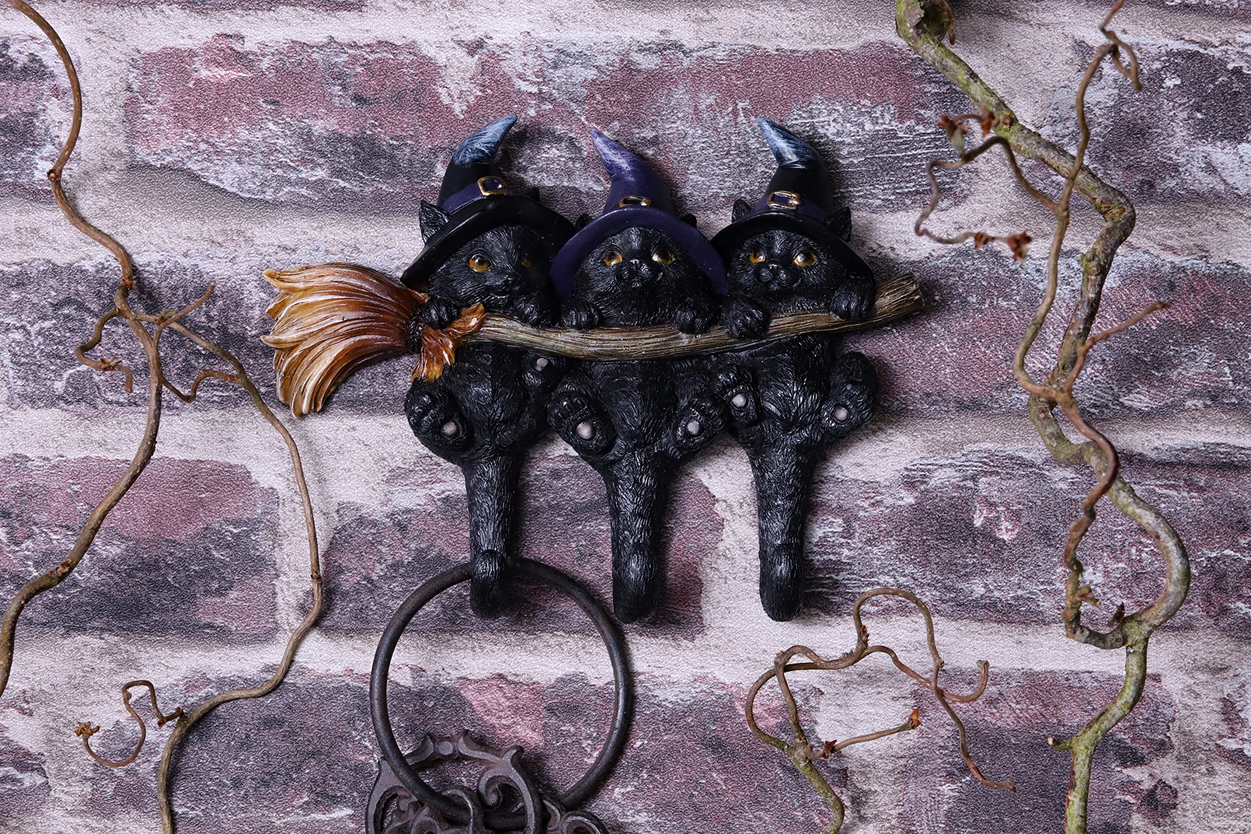 Nemesis Now Witches Helpers Key Hanger 20cm, Black