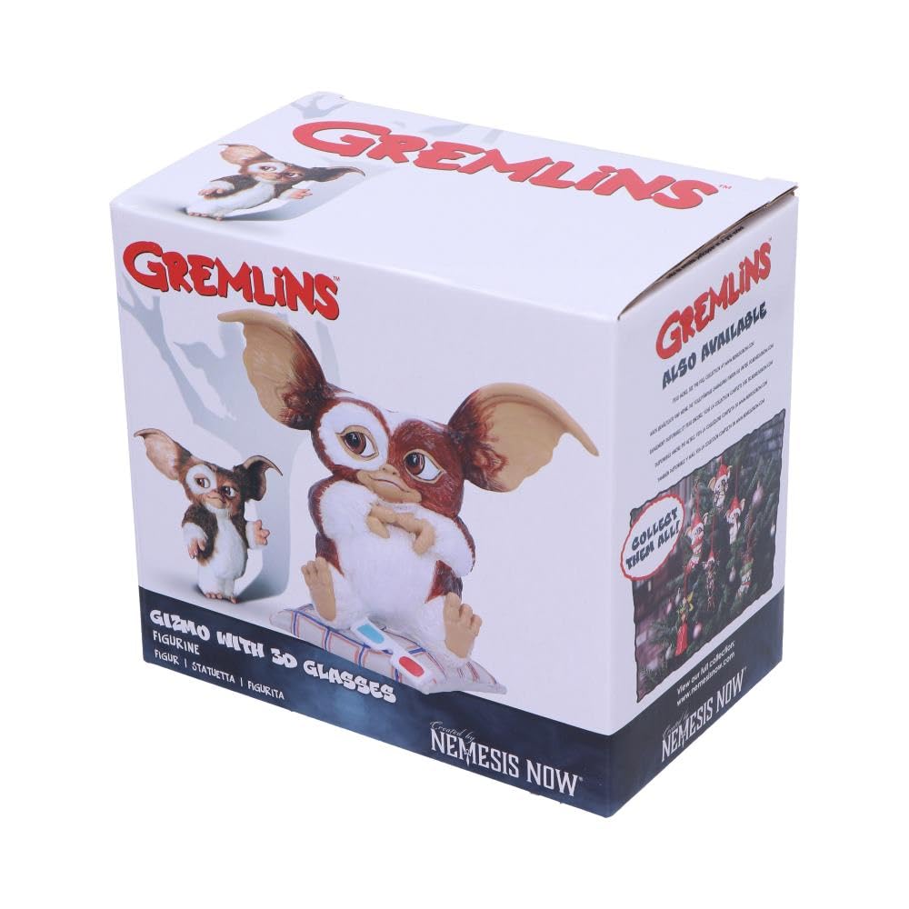 Nemesis Now Gremlins Gizmo Figurine, Hand-Painted Resin, Nostalgic Collectible Horror Movie Merch, 14.5cm