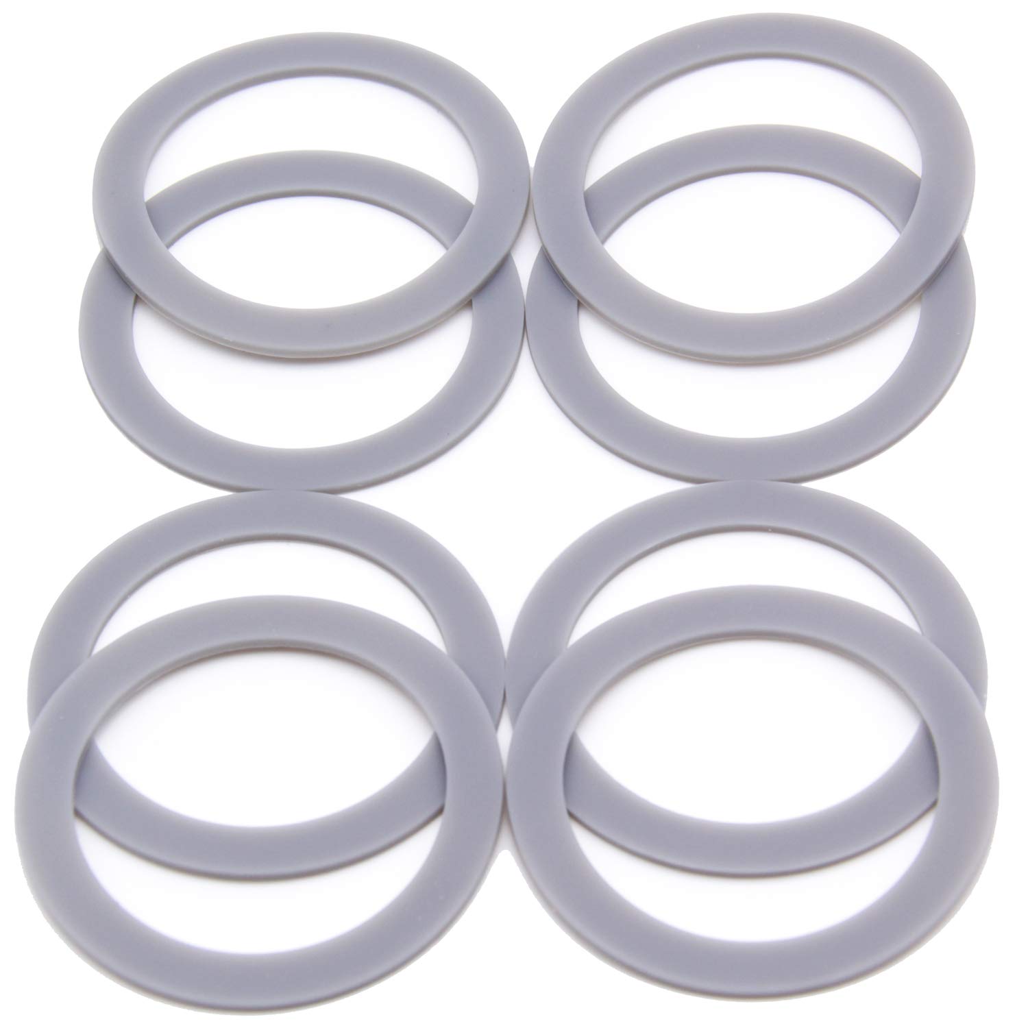 Blender Rubber Gasket 2.6inch Include 8 Packs O Ring Seal, Replace Part 132812-07, Fit for Models BL5000-08 BL1900 BL3900 BL4900 BL5000 BL5900 BL6000