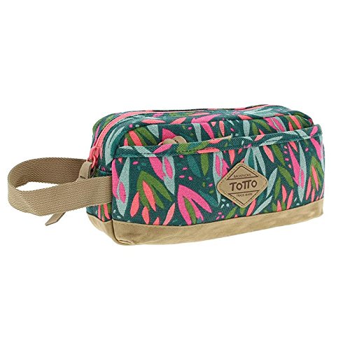 TOTTO School Pencil Cases, Two Compartments, Assorted Colours and Patterns β School Pencil Case